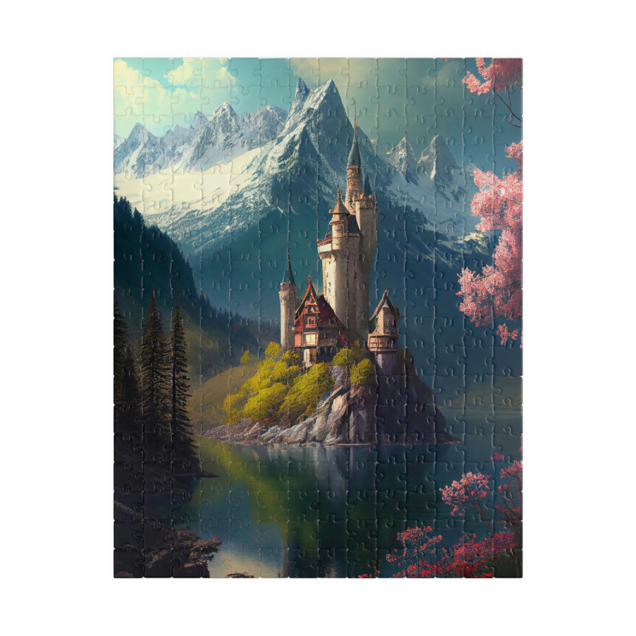Jigsaw Puzzle Castle on Lake Puzzle Castle Gifts Puzzles for Adults ...