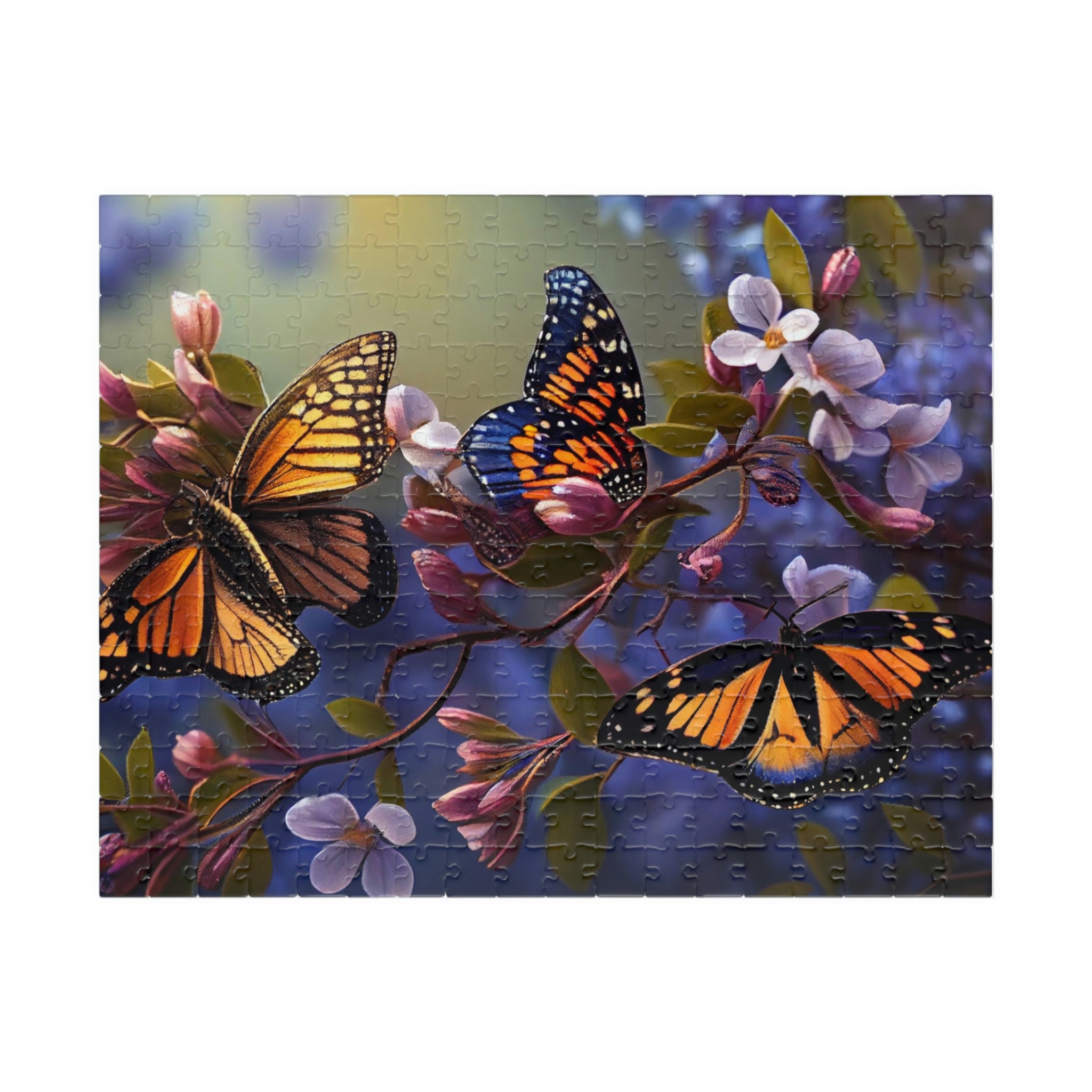 Jigsaw Puzzle | Butterflies in Spring Puzzle | Butterfly Lover Gift ...