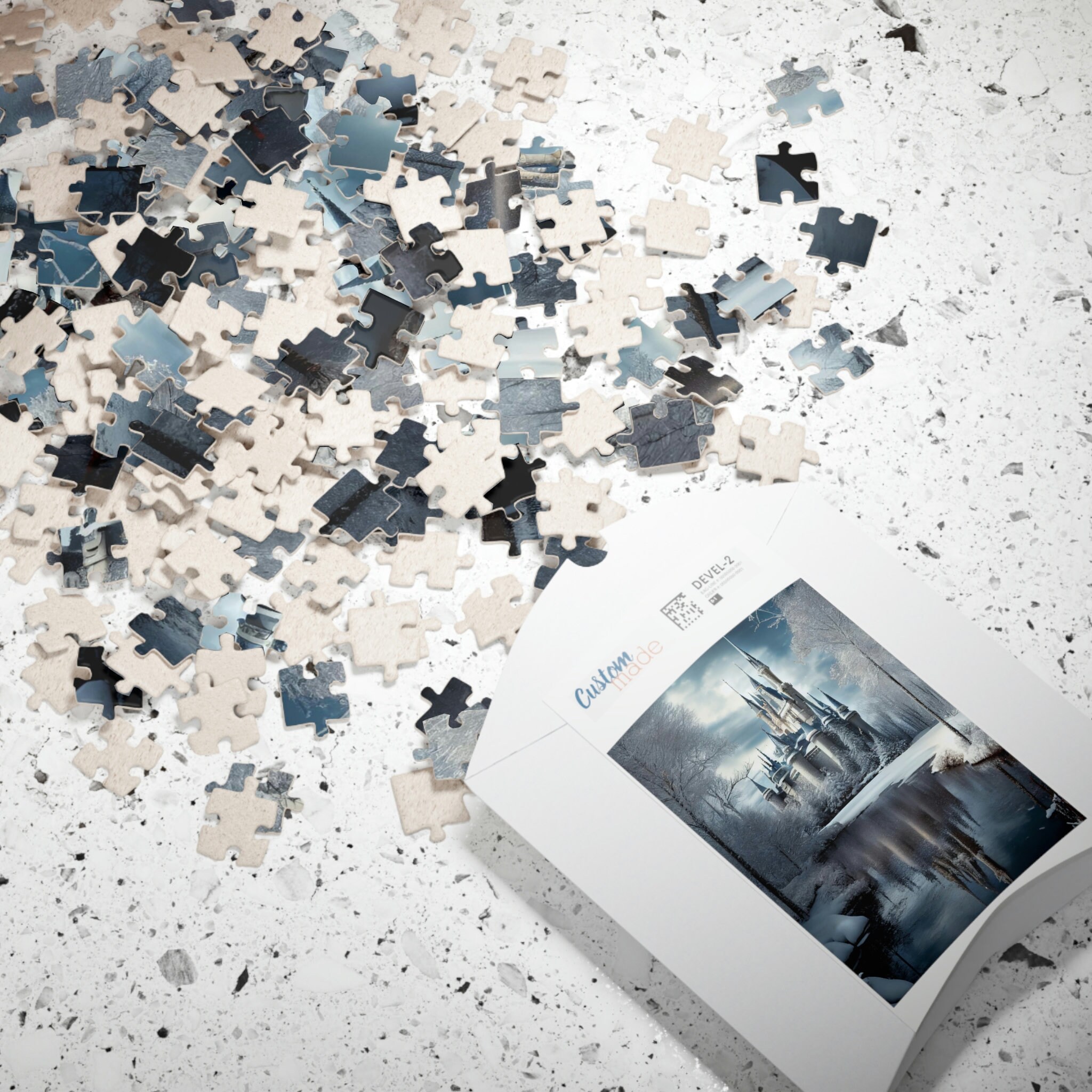 Jigsaw Puzzle Winter Princess Castle Puzzle Castle Gifts - Etsy