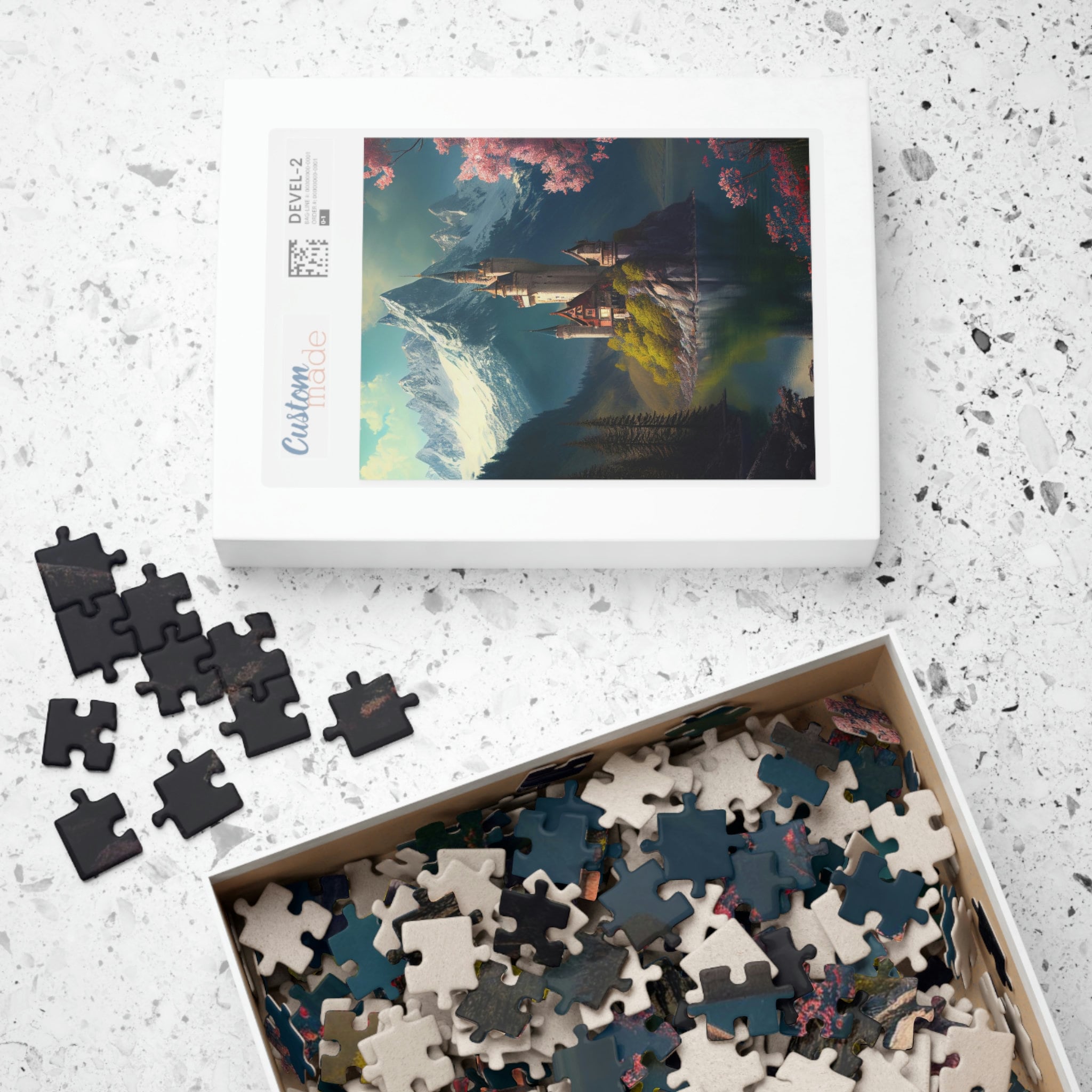 Jigsaw Puzzle Castle on Lake Puzzle Castle Gifts Puzzles for Adults ...