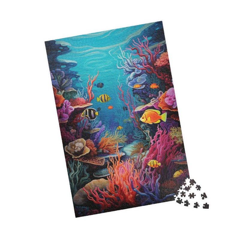 Jigsaw Puzzle Under the Sea Puzzle Ocean Puzzle Gifts Puzzles for ...