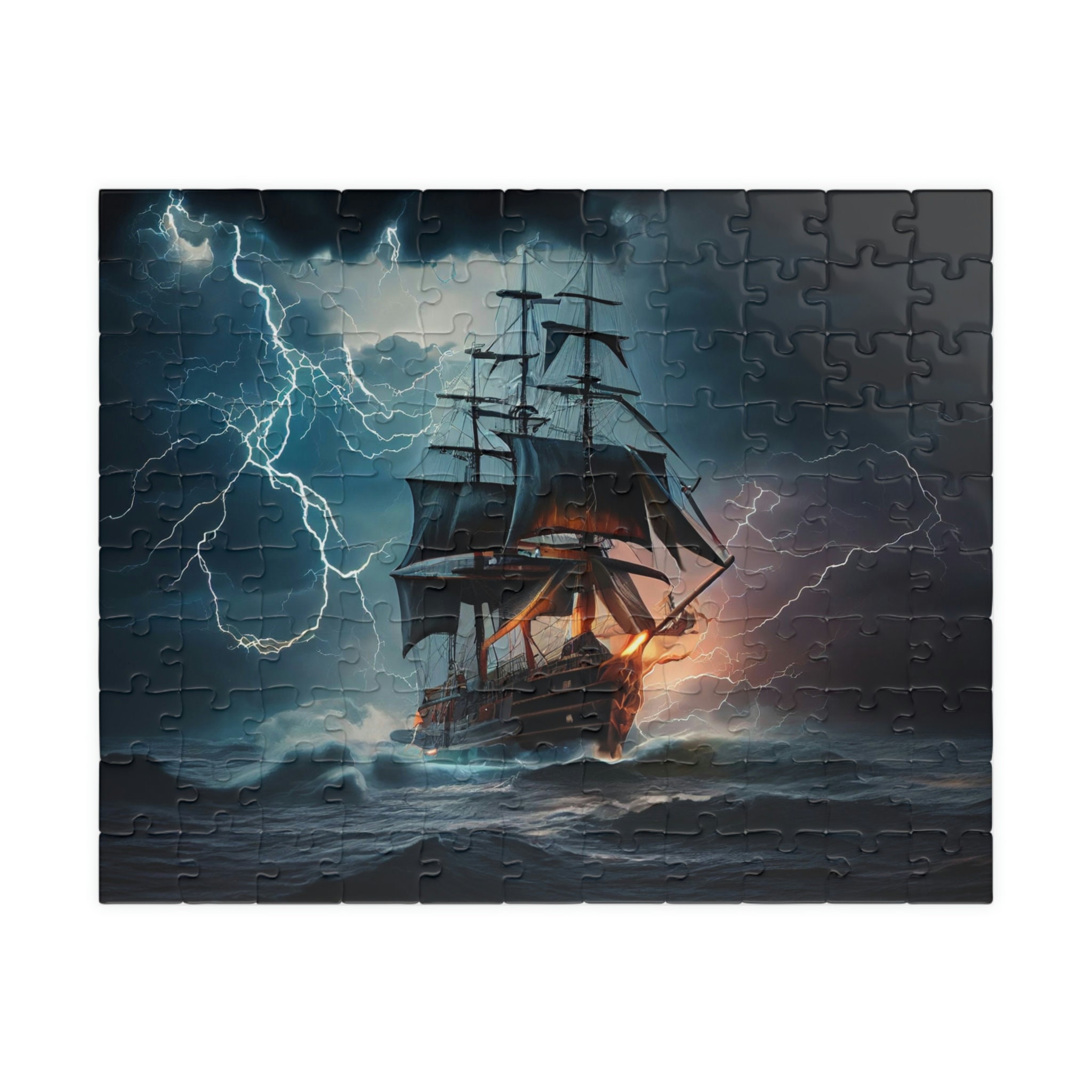 Jigsaw Puzzle | Ship in a Storm Puzzle | Pirate Ship | Puzzle Gifts ...