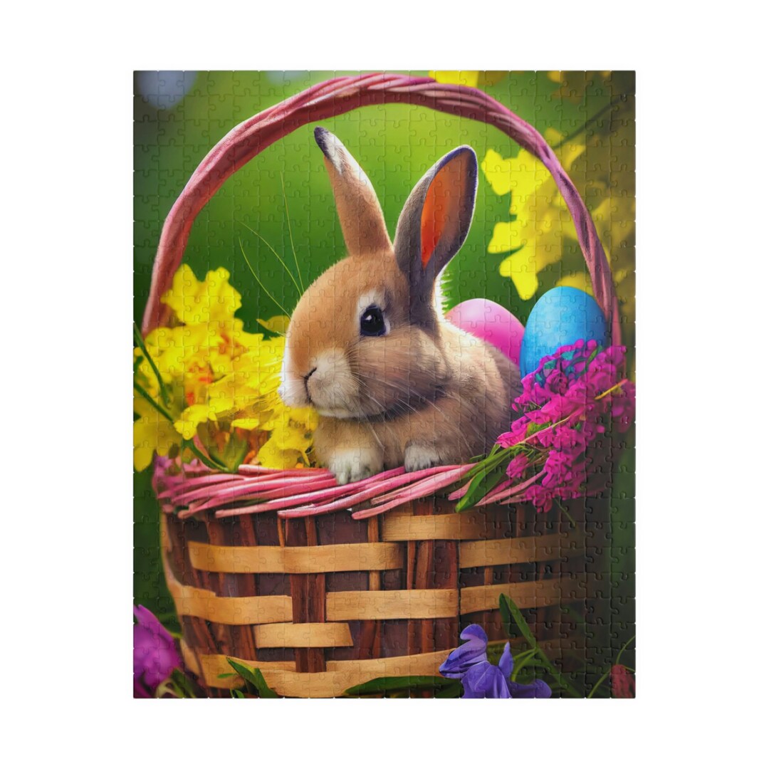 Jigsaw Puzzle | Easter Bunny Puzzle | Bunny | Puzzle Gifts | Puzzles ...