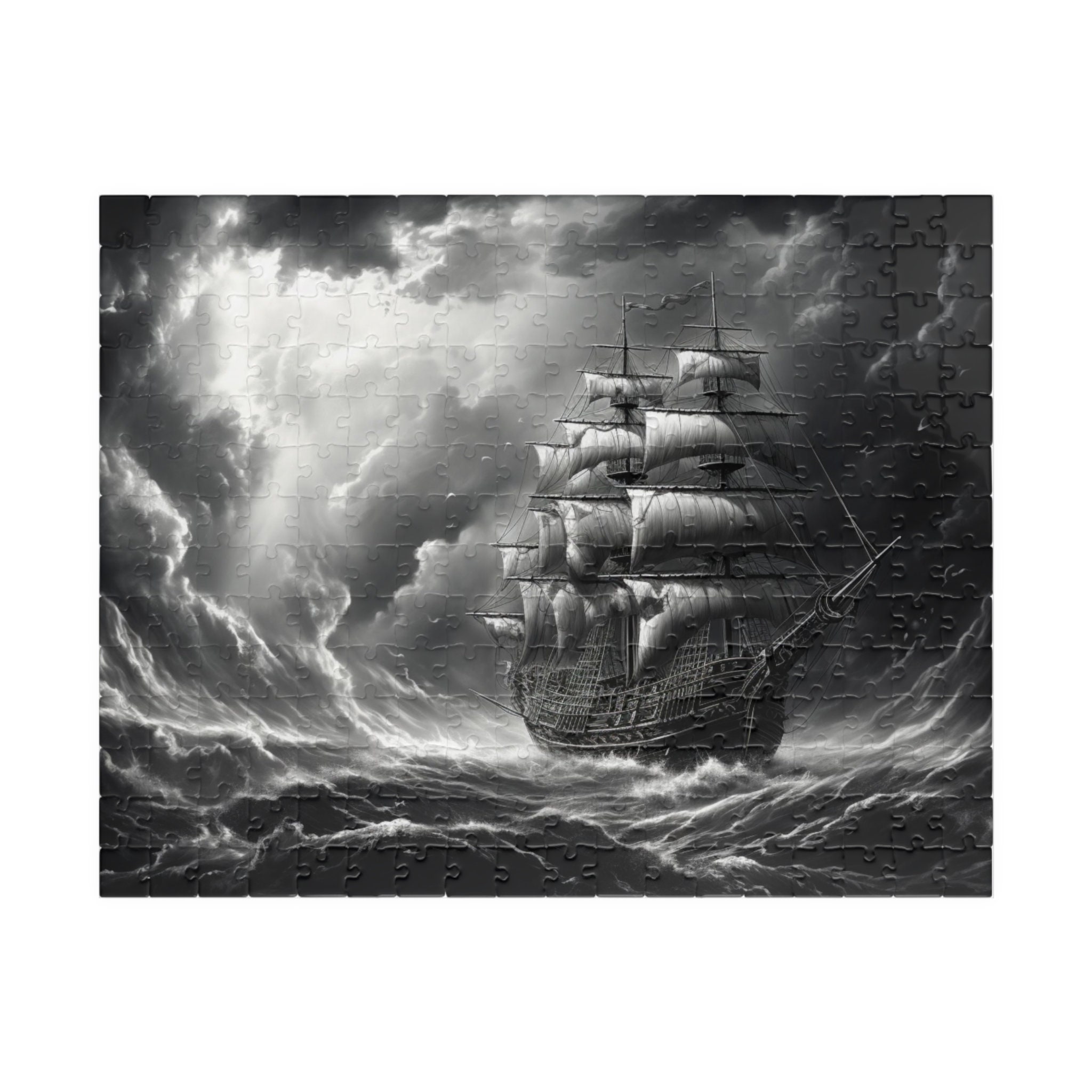 Jigsaw Puzzle | Ship in a Storm Puzzle | Pirate Ship | Puzzle Gifts ...