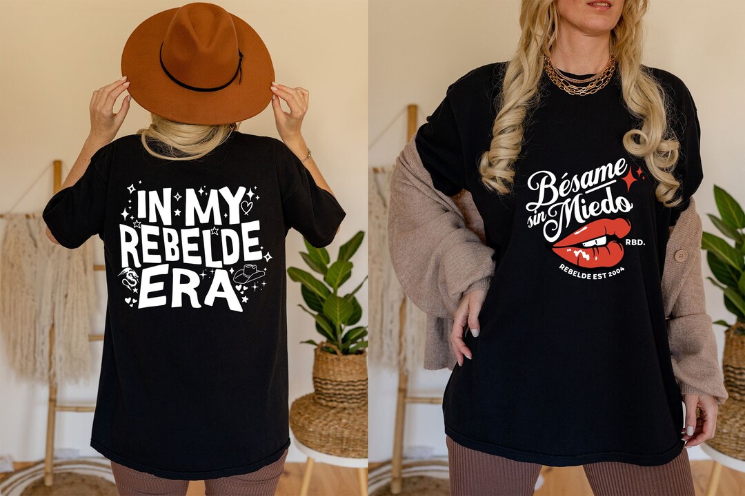 RBD Rebelde Shirt Bésame Sin Miedo RBD Soy Rebelde Tour 2023 - Etsy
