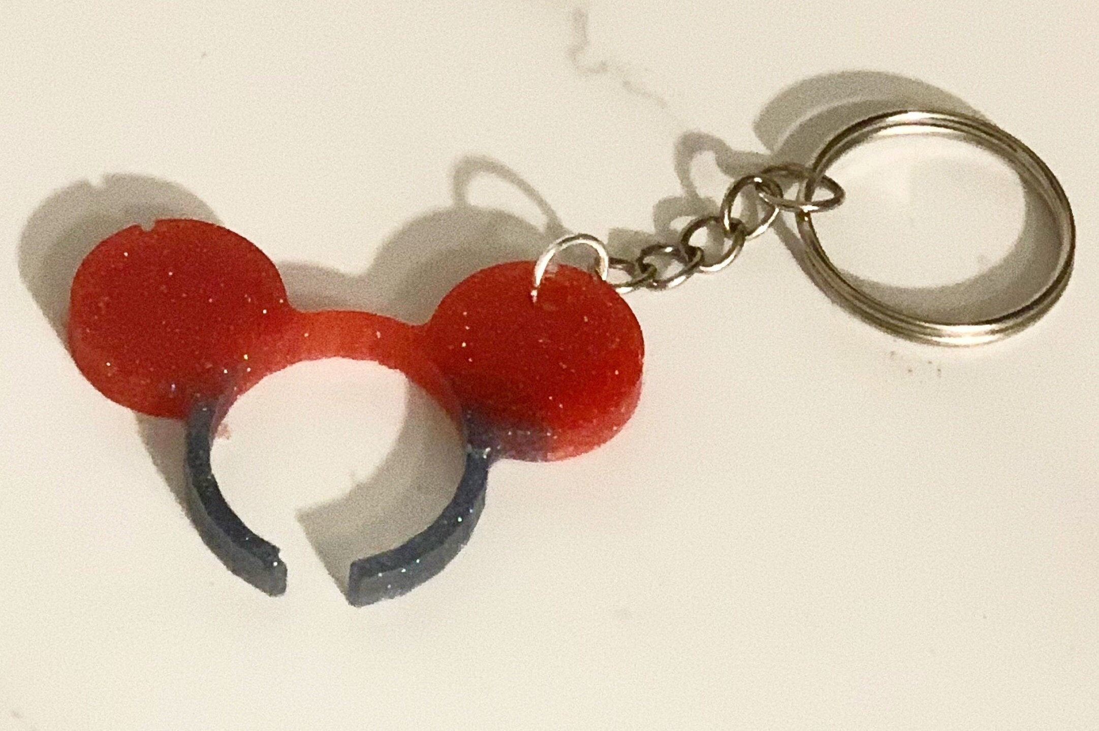 Mickey or Minnie Mouse Ears Keychains, Keyrings, Bag Charms , Gifts - Etsy