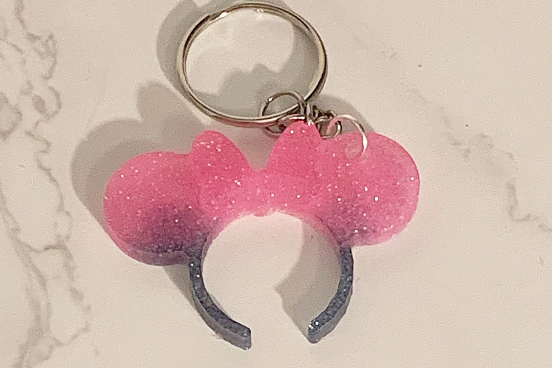 Mickey or Minnie Mouse Ears Keychains, Keyrings, Bag Charms , Gifts - Etsy