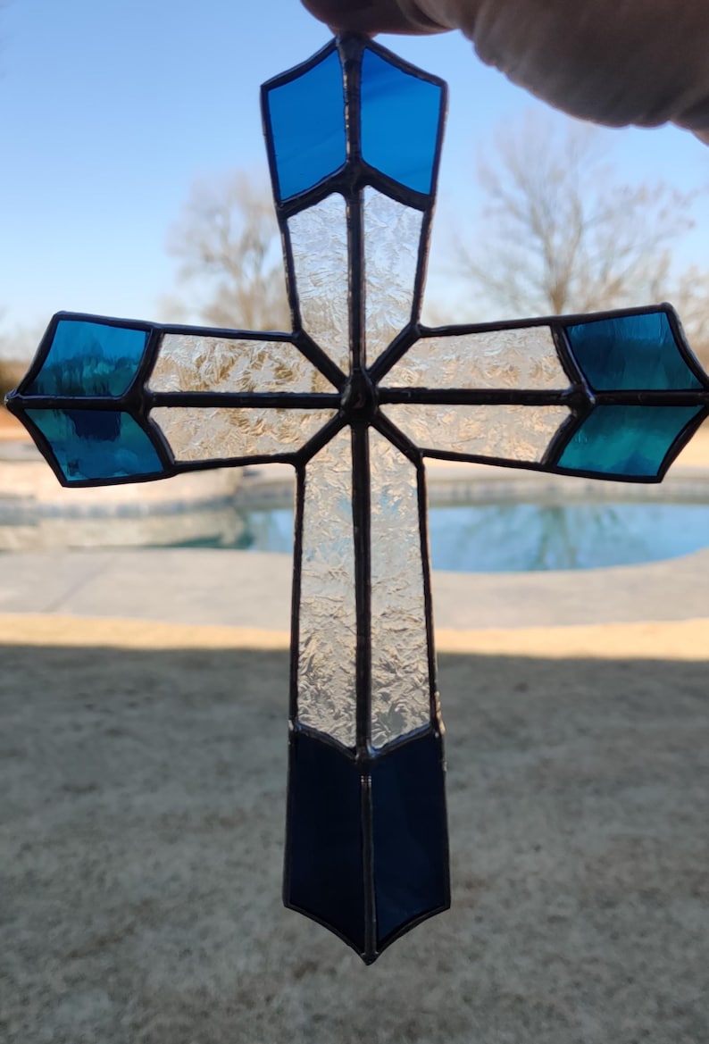 Stained Glass Cross | Gifts of Faith - Etsy