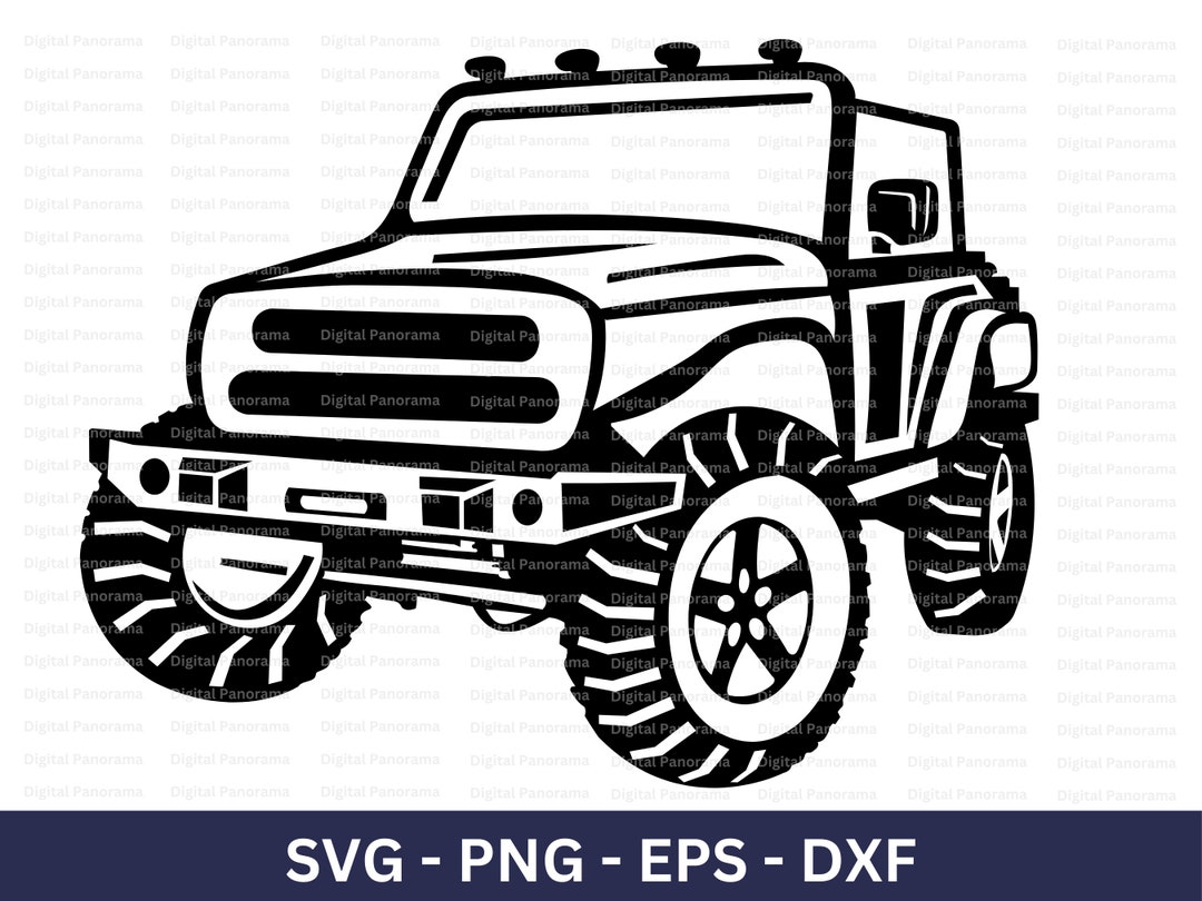 Off Road Car Svg, 4x4 Car Svg, off Roading Svg, Cricut Cut File ...