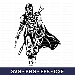Mandalorian SVG, Star Wars Svg, Baby Yoda Svg, Cricut Cut File, Digital ...
