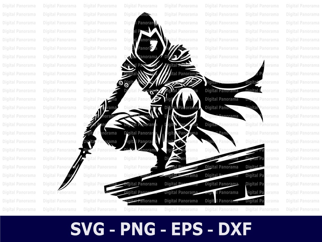 Assassins Creed SVG, Video Game Character Design, Cricut Cut File ...
