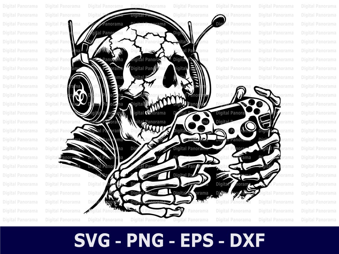 Gaming SVG, Gaming Skull SVG, Cricut Cut File, Digital Download - Etsy