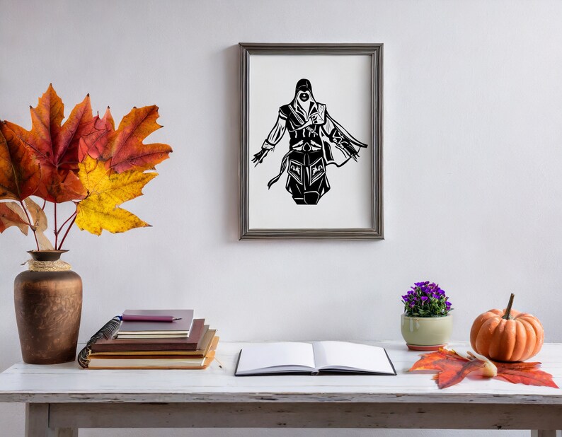 Assassins Creed SVG, Video Game Character Design, Cricut Cut File ...