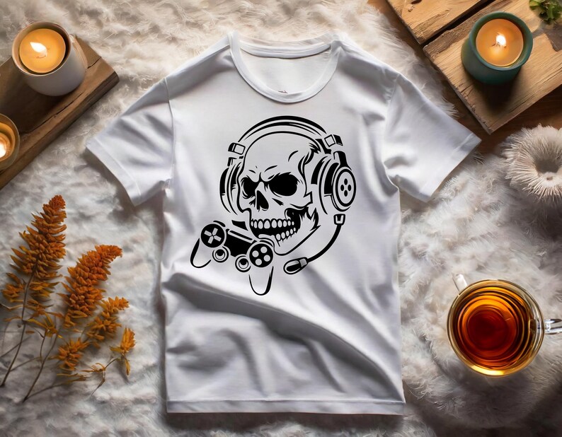 Gaming SVG, Skull SVG, Cricut Cut File, Digital Download - Etsy