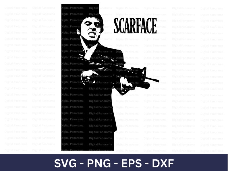 Scarface Svg, Al Pacino Svg, Digital Cut File, Digital Download - Etsy