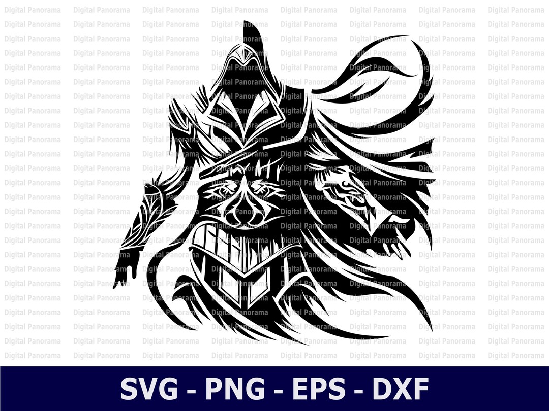Assassins Creed SVG, Video Game Character Design, Cricut Cut File ...