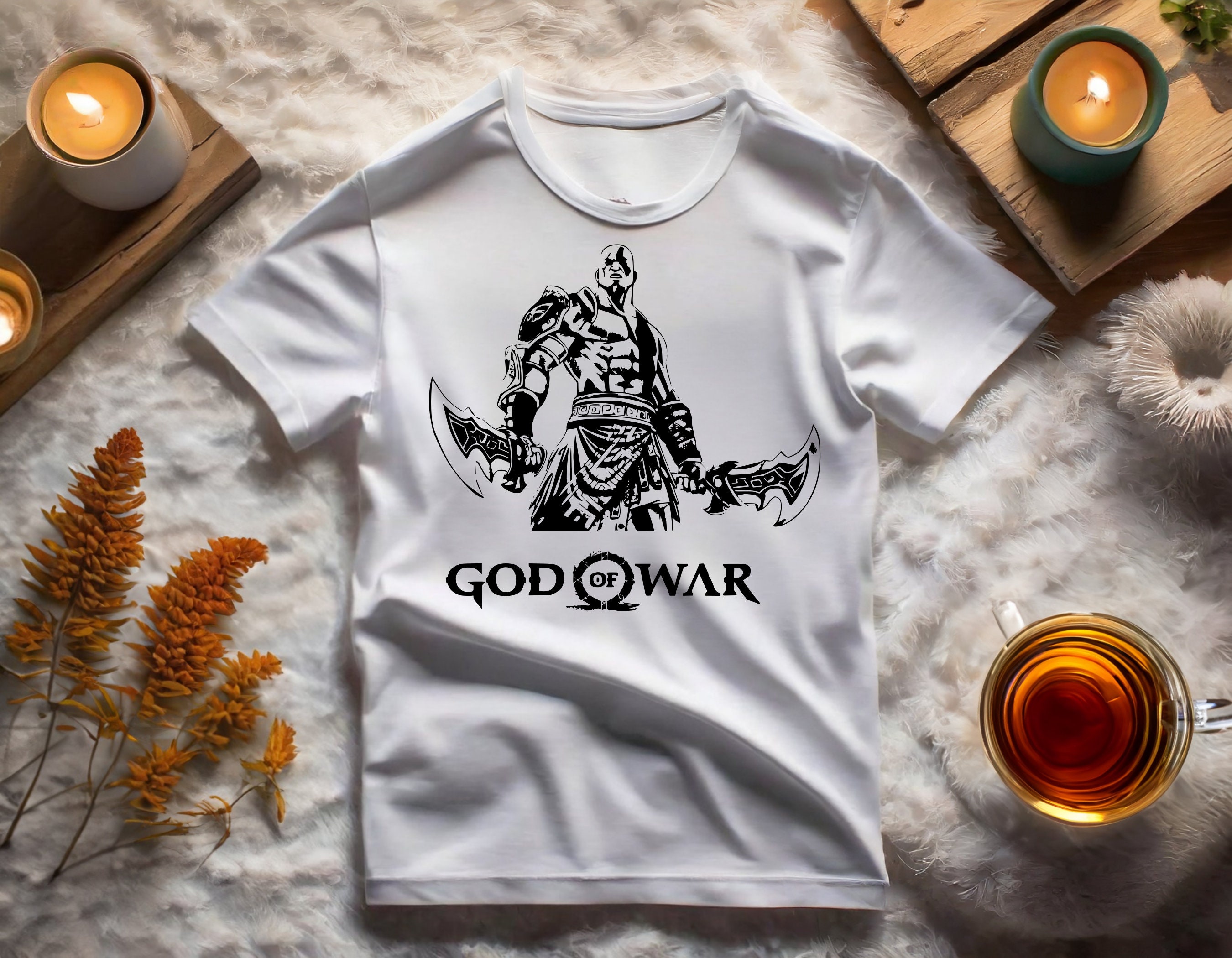 God of War SVG, Kratos Cut File, Video Game Character Design, Cricut ...
