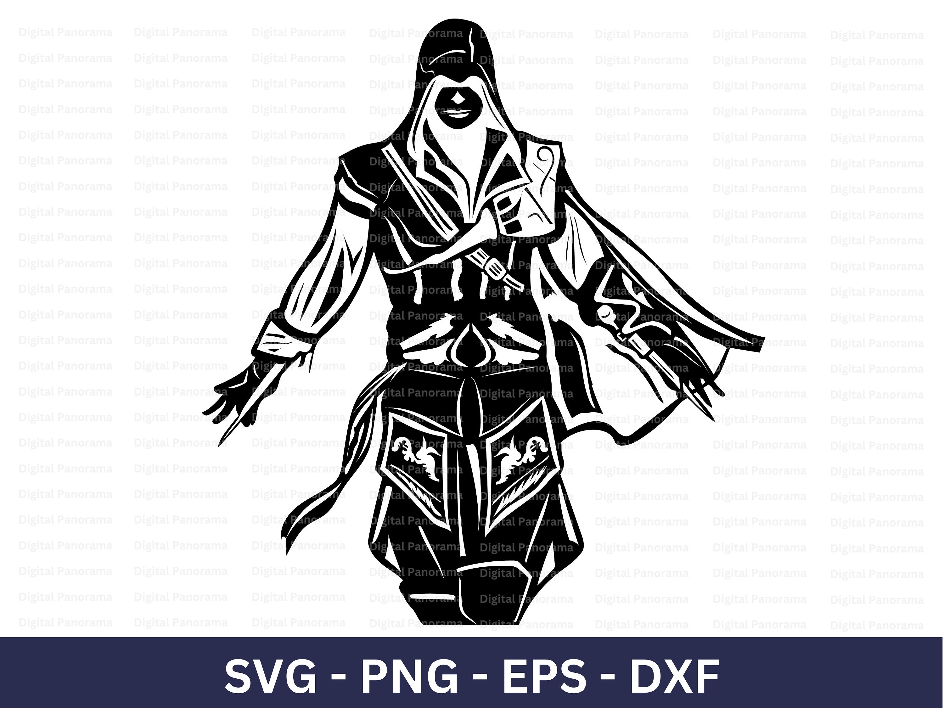 Assassins Creed SVG, Video Game Character Design, Cricut Cut File ...
