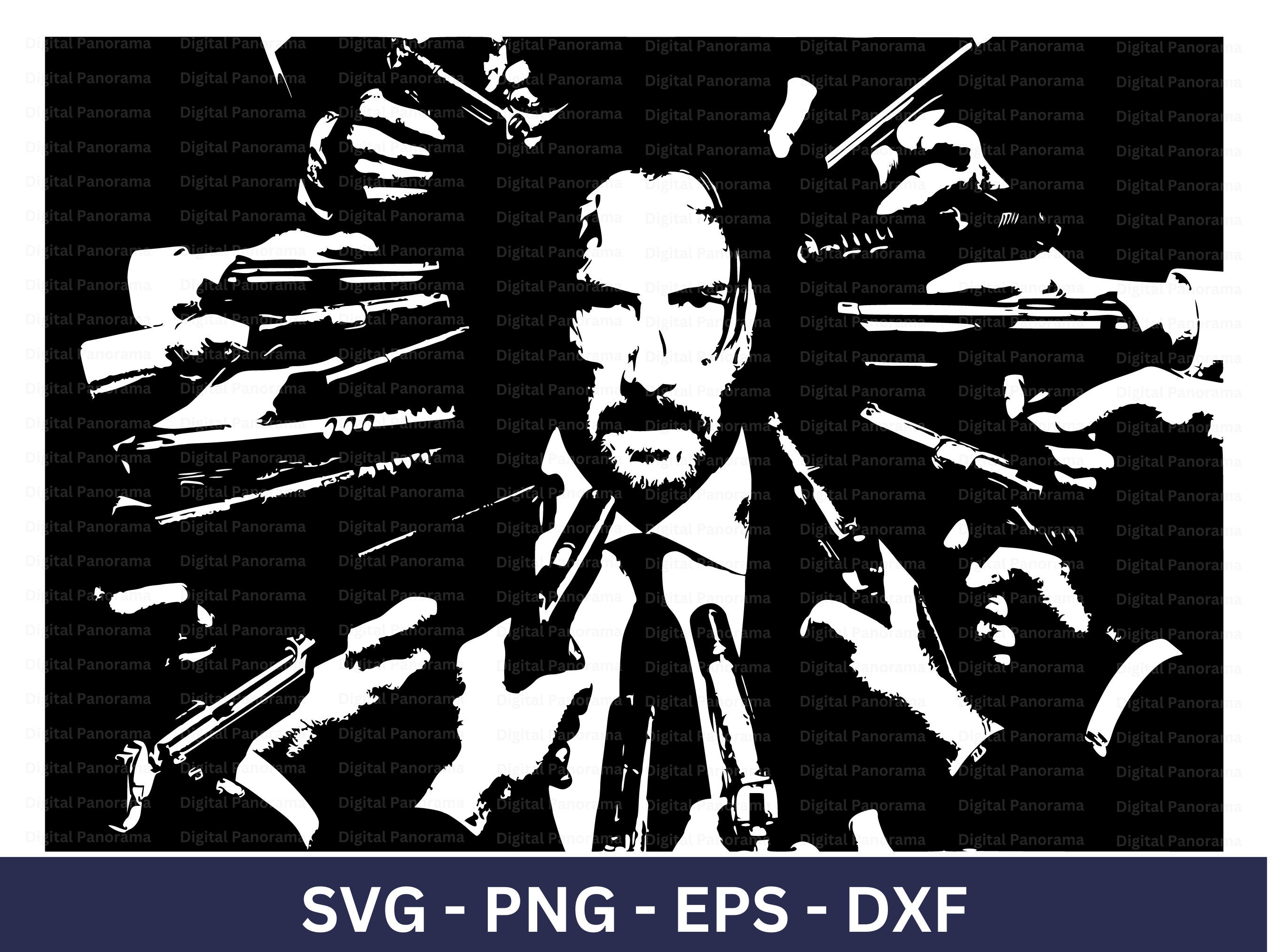 John Wick SVG Keanu Reeves SVG Cricut Cut File Digital - Etsy Canada