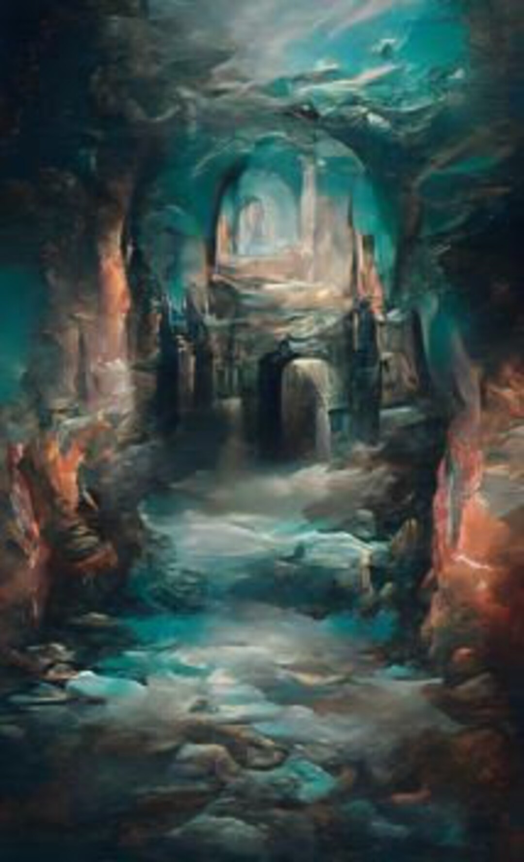 Hades Domain Digital Art Print Abstract Art Fantasy Art Magical Art ...