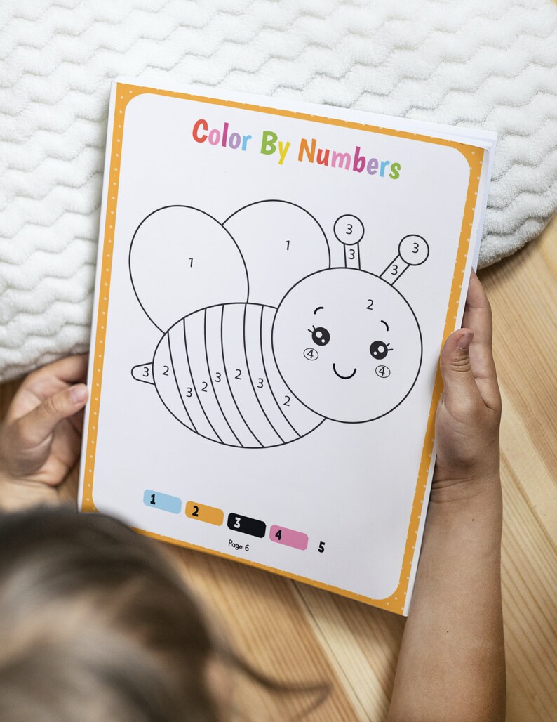 Color by Numbers Worksheet for Kids Fun Preschool Activities ...