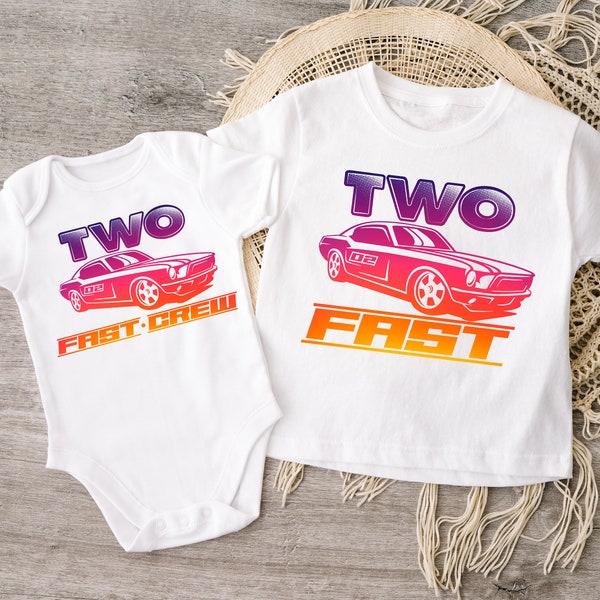 Two Fast Birthday Shirt - Etsy