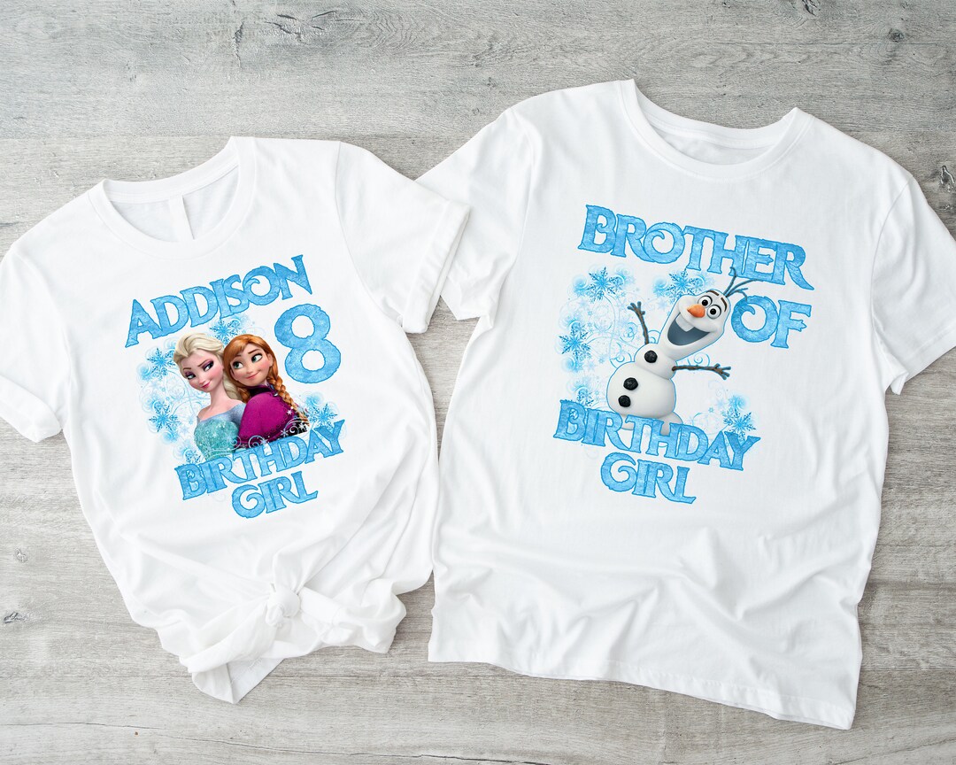 Frozen Birthday Shirts, Elsa Birthday Shirts, Frozen Custom Shirts ...