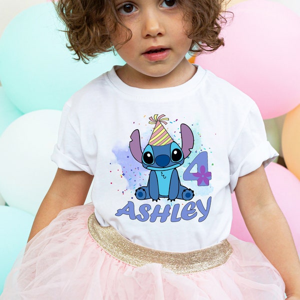 Stitch Birthday Girl Shirt - Etsy
