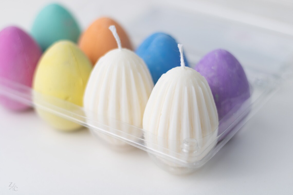 Easter Egg Candle| Easter Favor Candle| Egg Shaped Candle| Easter ...