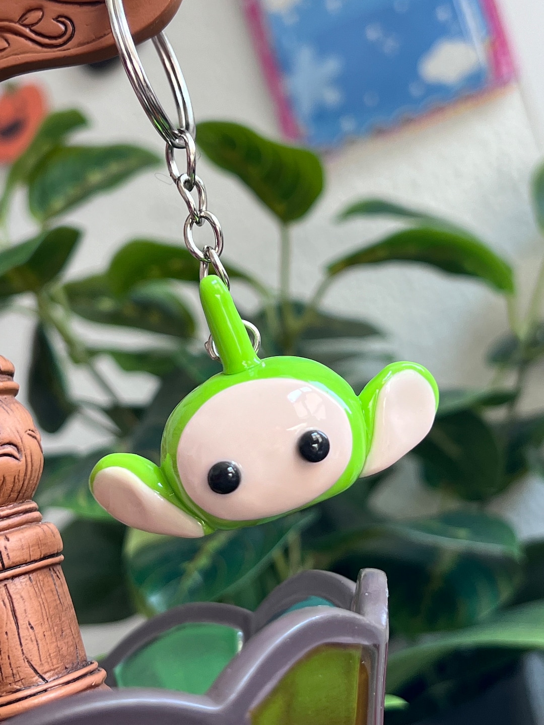Teletubbies Dipsy Polymer Clay Homemade Keychain - Etsy UK