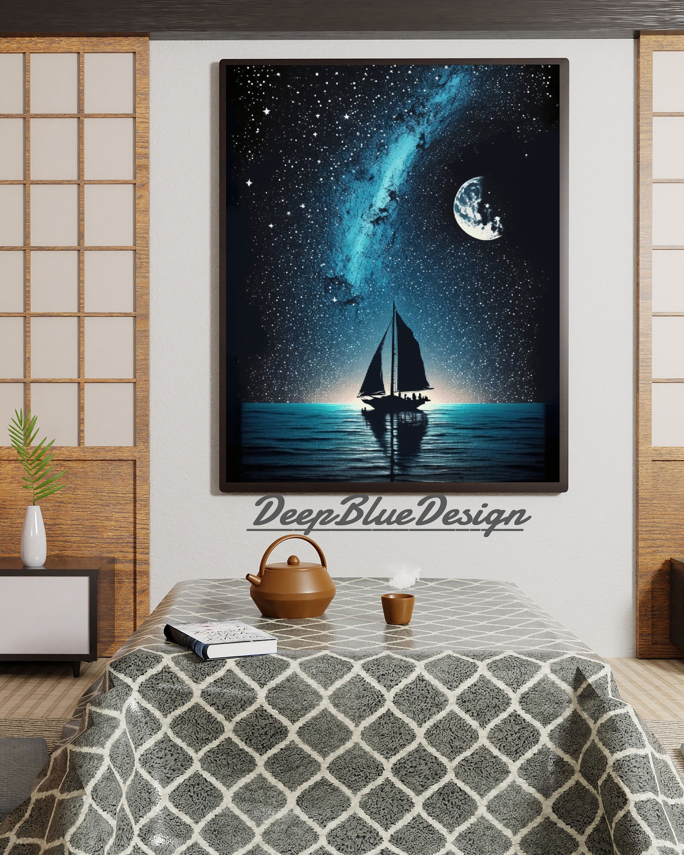 Nightsky, Nightsky Prints, Night Sky Prints, Nightsky Gift, Star Night ...