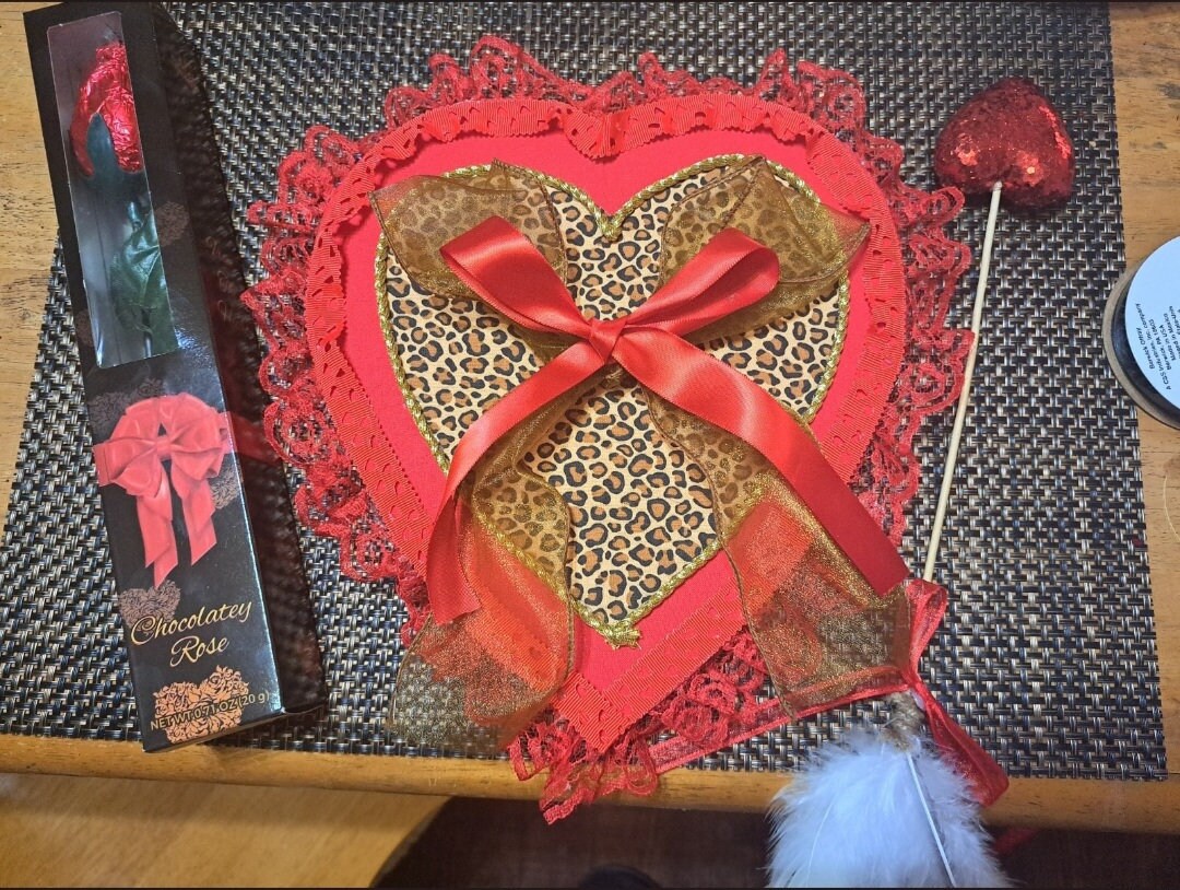 Vintage Inspired Candy Heart Shaped Box - Etsy