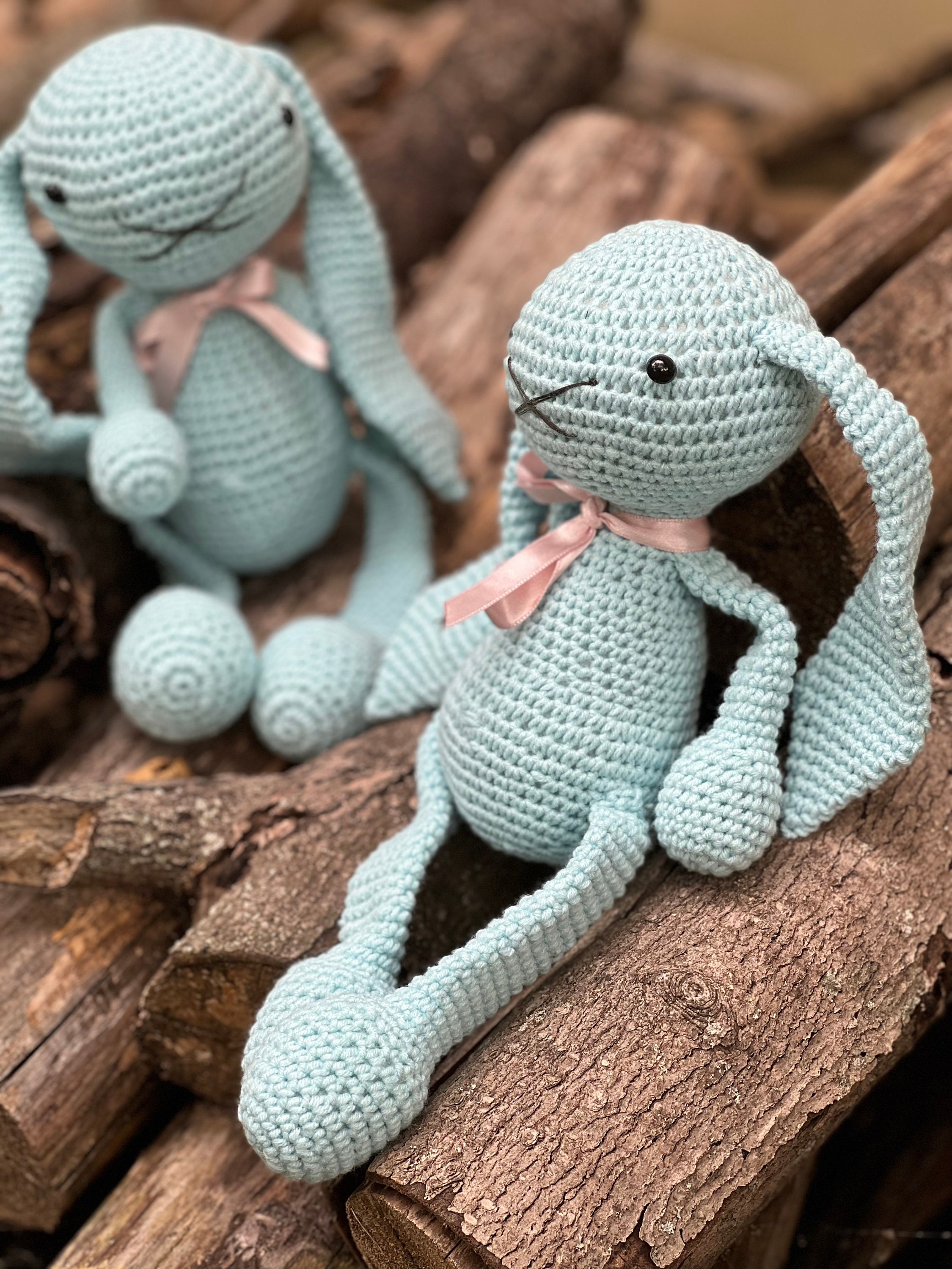 Amigurumi Crochet Bunny Toy Baby Shower Gift Birthday Lovie - Etsy