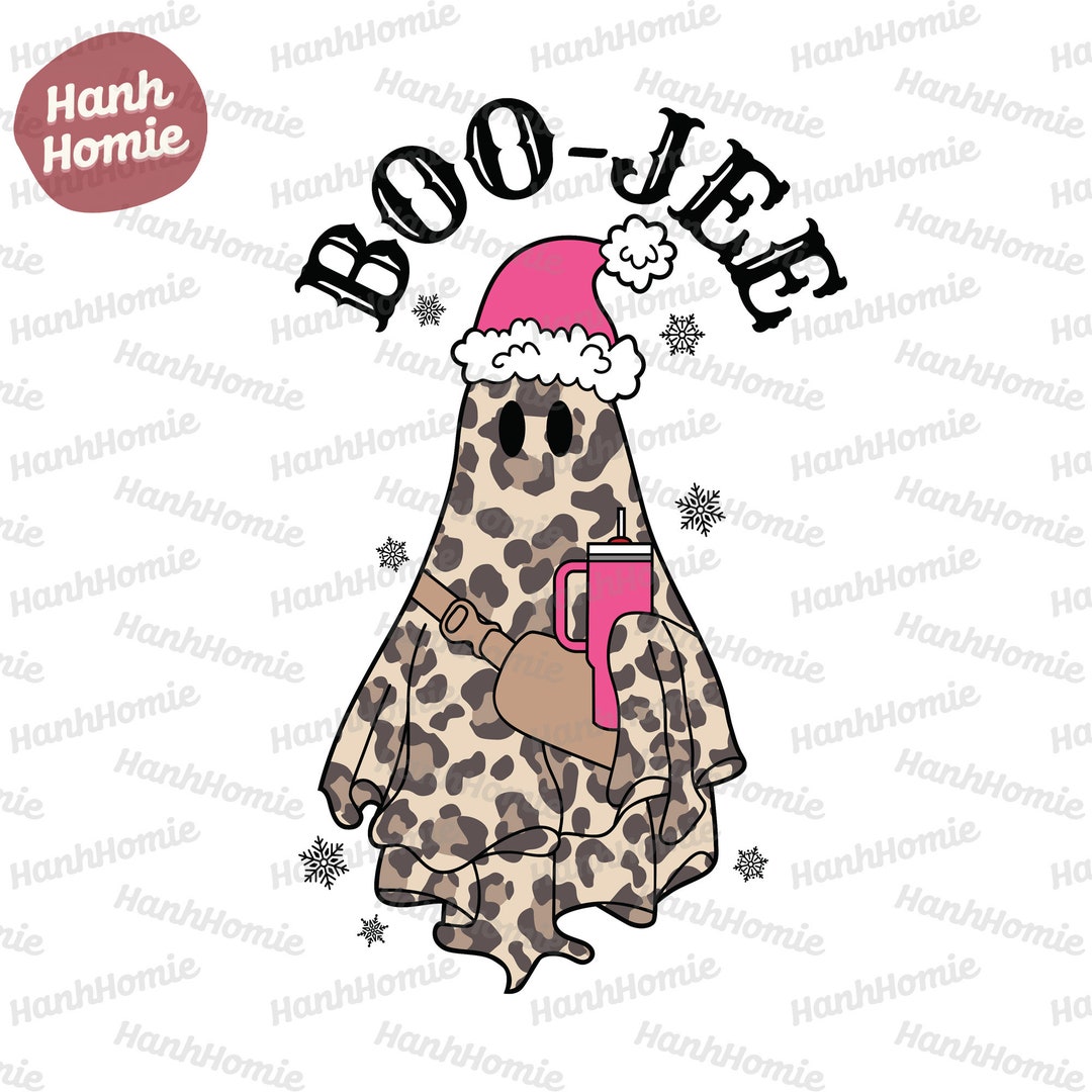 Boojee Ghost Svg Boujee Pink Svg Boojee Stanley Leopard - Etsy