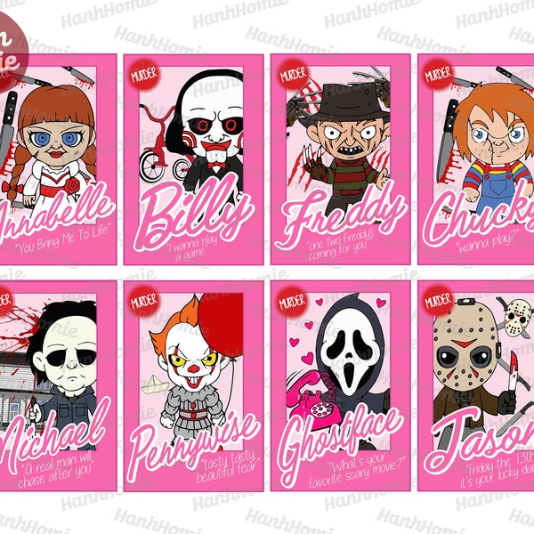 Chibi Horror Character Png - Etsy