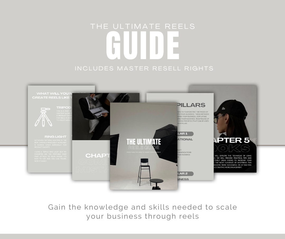 The Ultimate Reels Guide With Master Resell Rights - Etsy