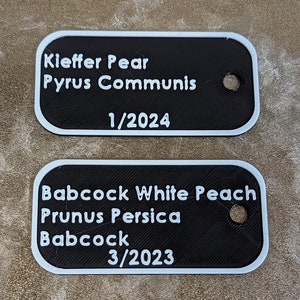 Custom Tree Identification Tag - Etsy