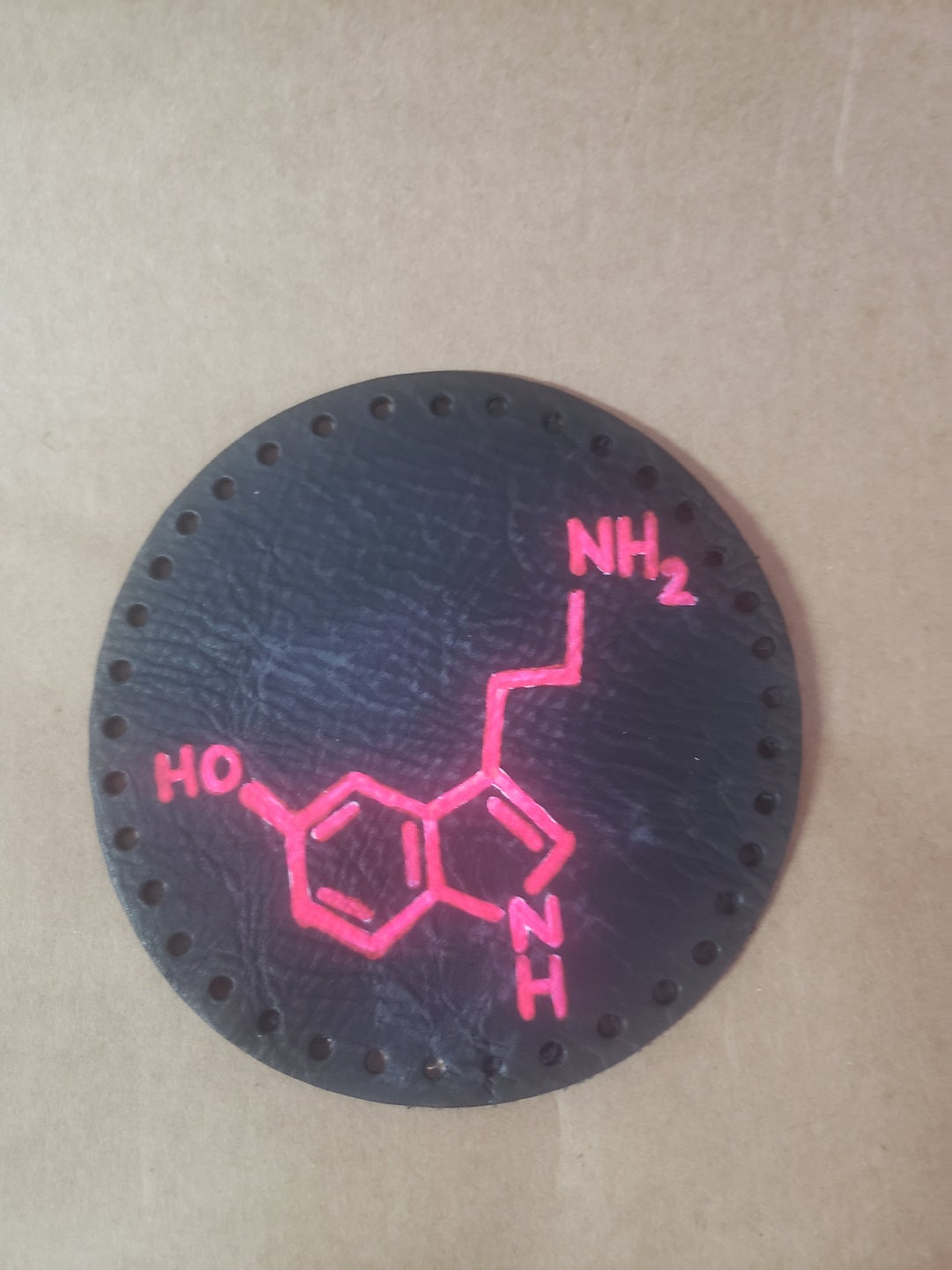 Serotonin Chemical Structure Patch - Etsy