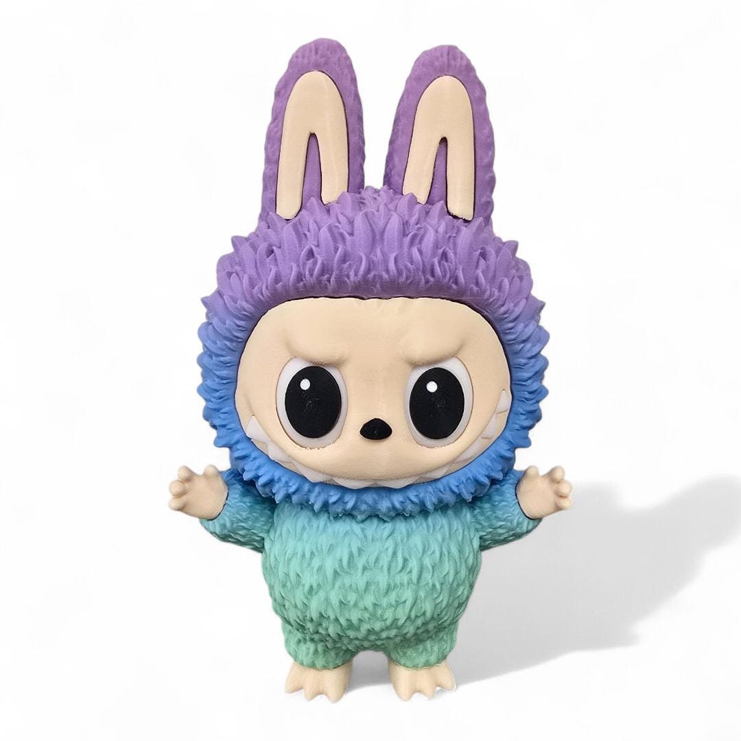 3d-printed Labubu Figurine 7" - Etsy