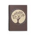 Painting With Fall Family Tree Notebook, Metal Spiral Binder, Lined ...