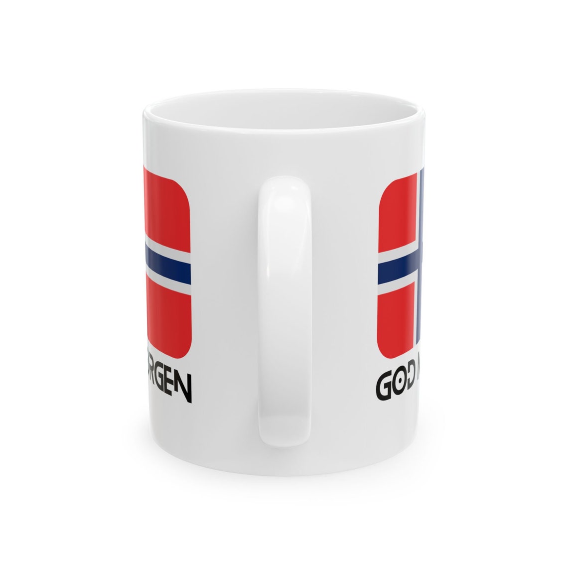 Norwegian Flag God Morgen Good Morning Ceramic Mug 11 Oz and 15 Oz ...