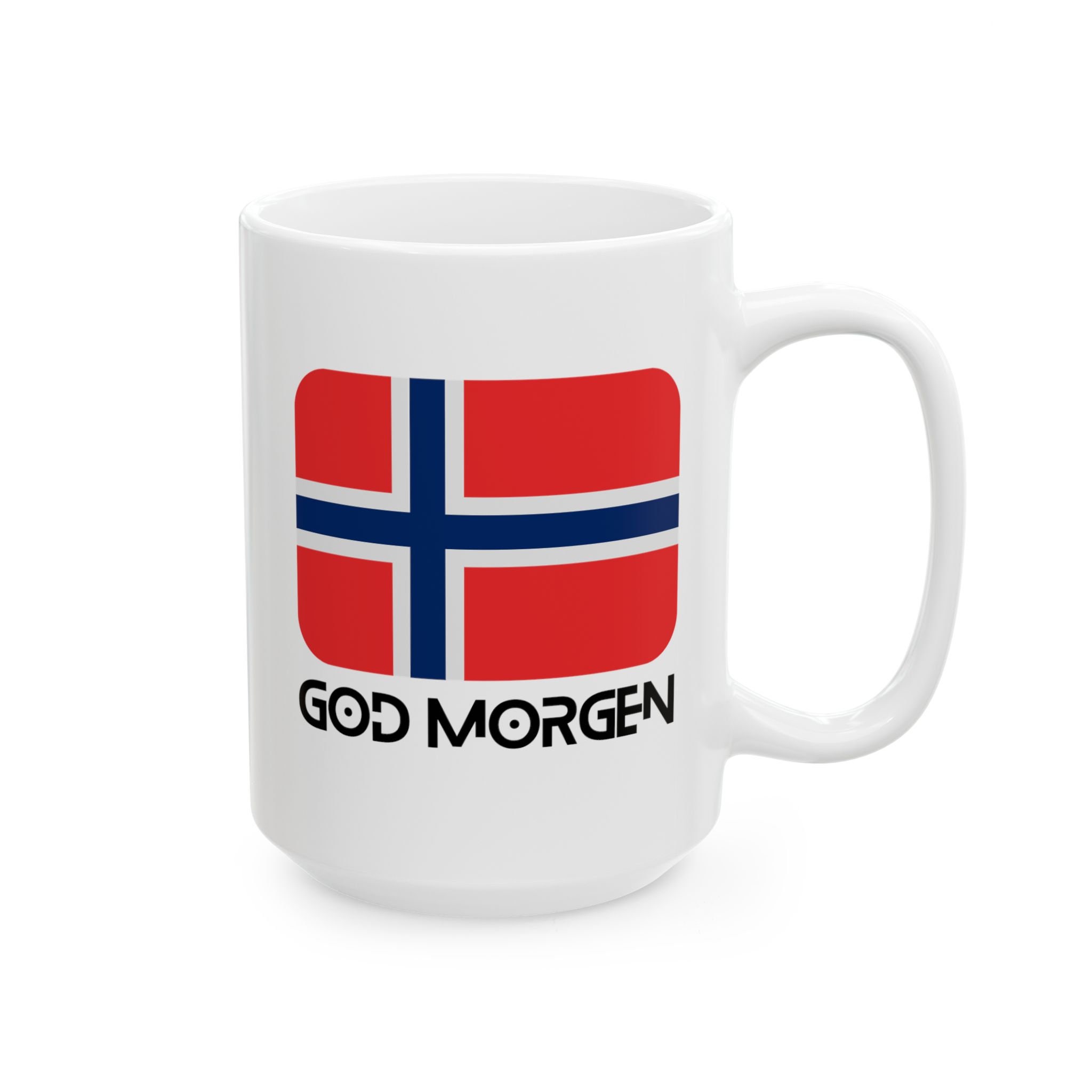 Norwegian Flag God Morgen Good Morning Ceramic Mug 11 Oz and 15 Oz ...