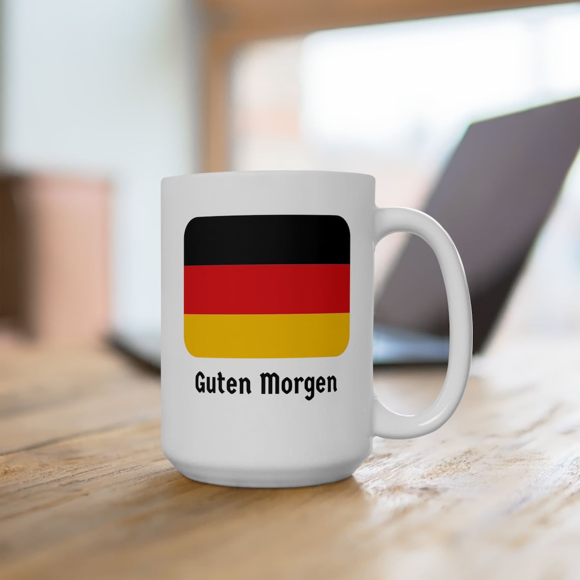 German Flag, Guten Morgen, Good Morning Ceramic Mug in 11 and 15 Ounces ...
