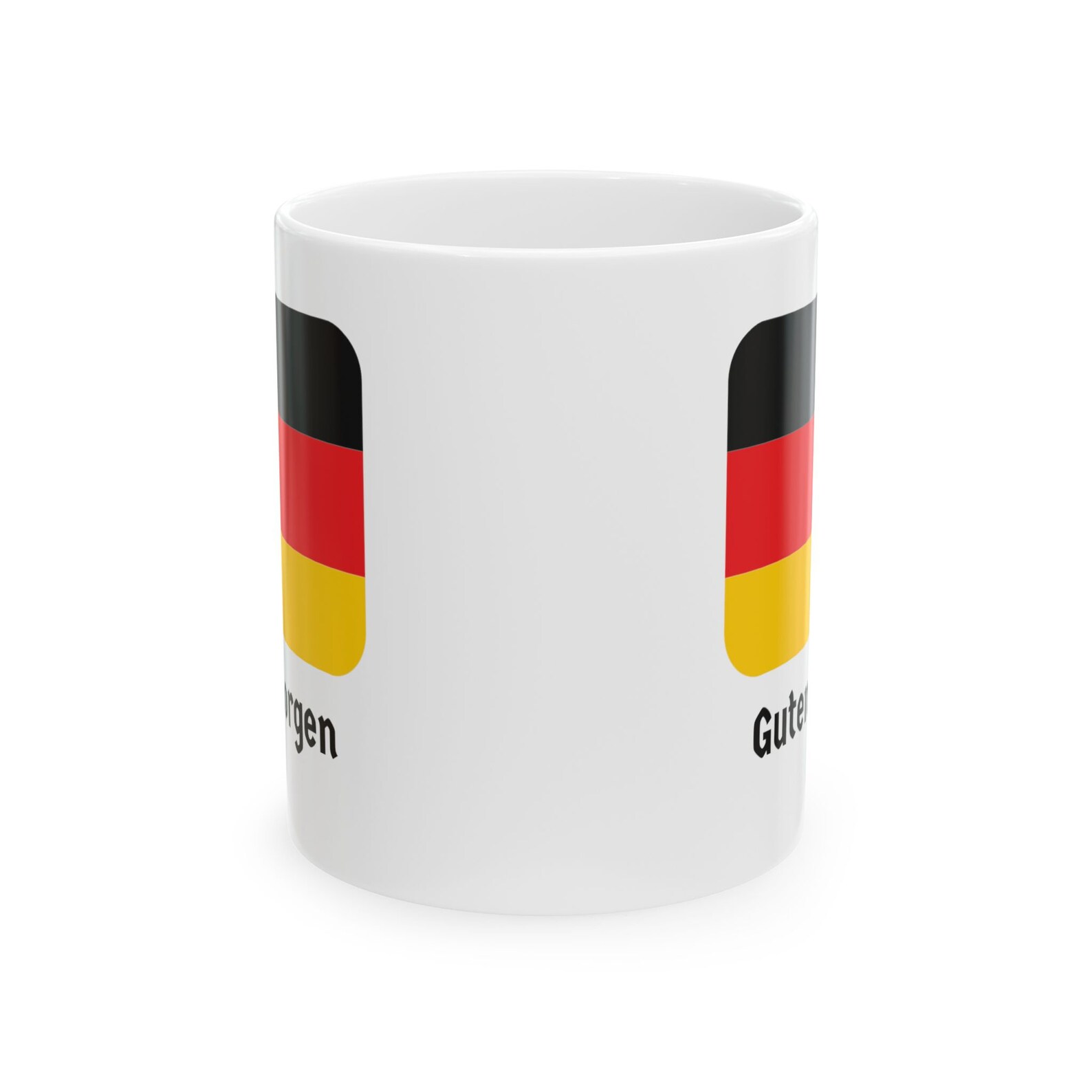 German Flag, Guten Morgen, Good Morning Ceramic Mug in 11 and 15 Ounces ...