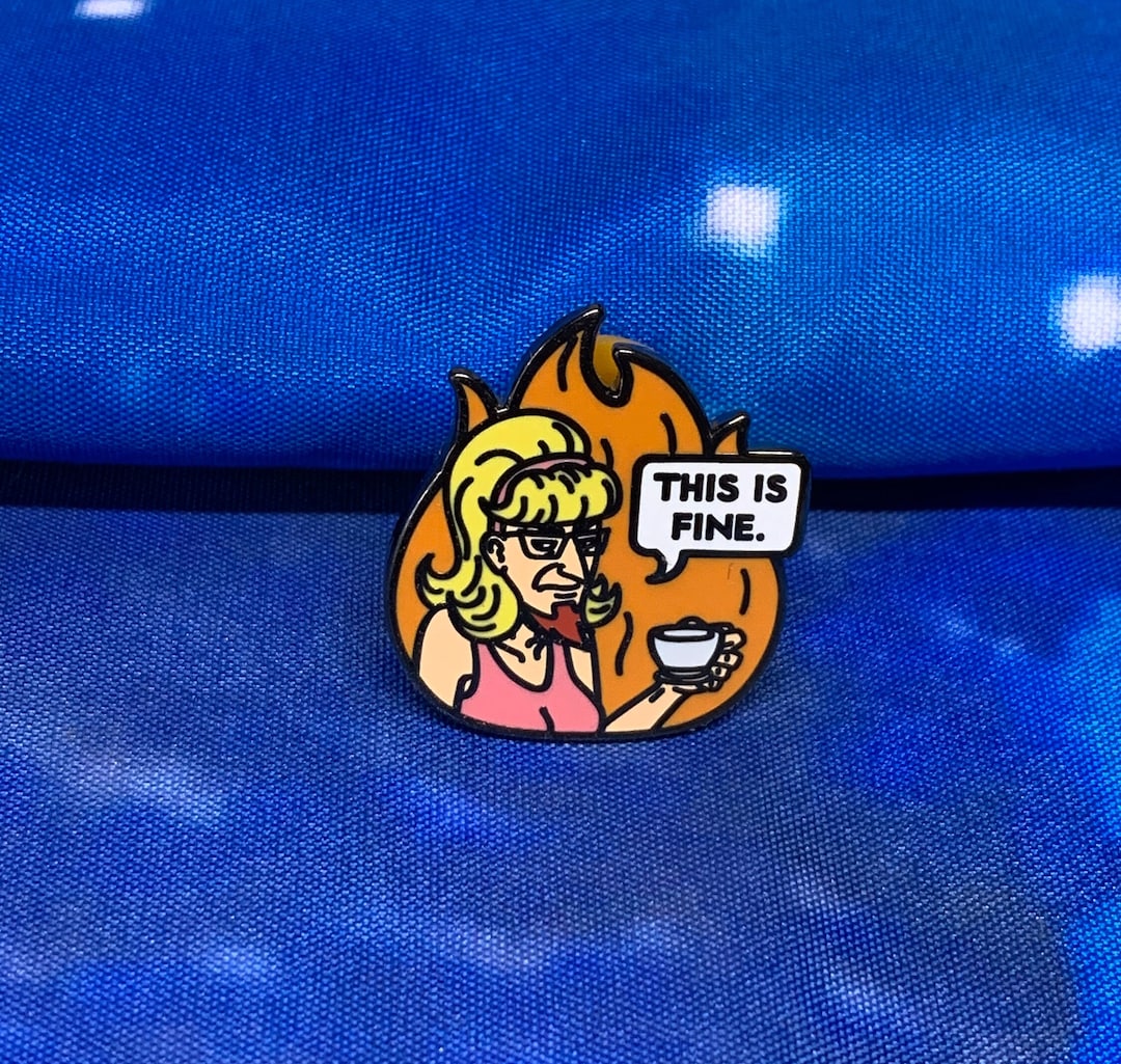 This is Fine Enamel Pin - Etsy