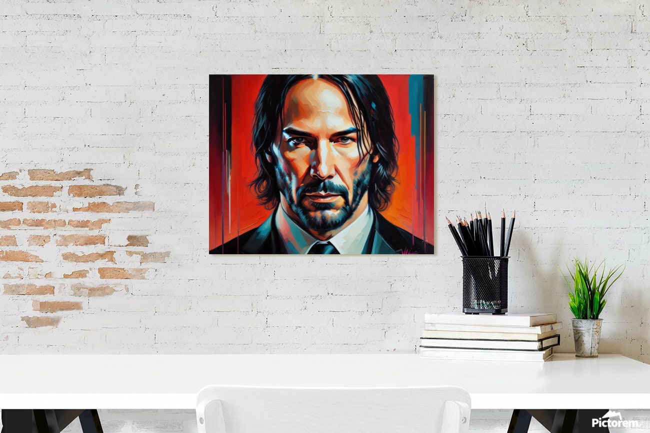 Digital Download: Stunning John Wick Painting for Art Enthusiasts - Etsy