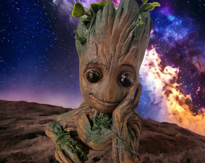 Baby Groot Bust - Etsy