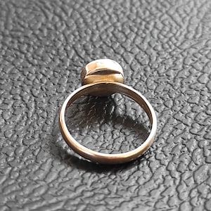 Solid 925 Sterling Silver Collet Ring, Round Bezel Setting, DIY Jewelry ...