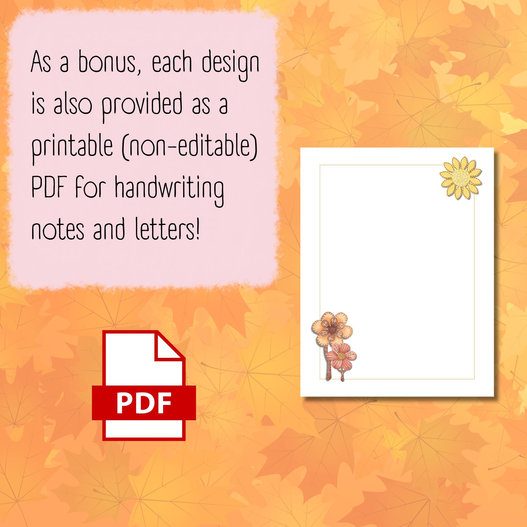 Autumn Microsoft Word Templates, Editable Microsoft Word Background ...