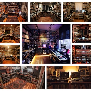 DJ Producer Studio Backdrops: High-res PNG/JPEG Downloads - Etsy